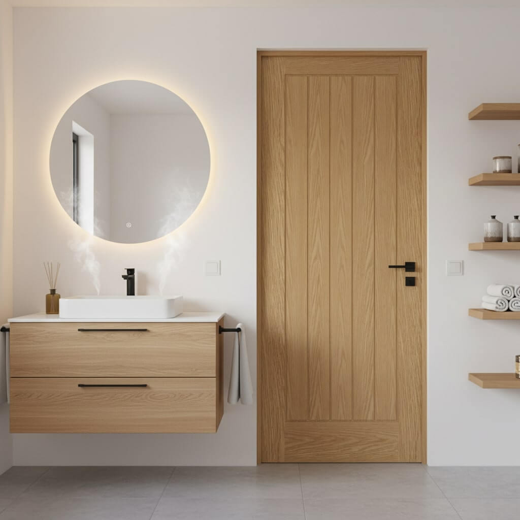 Cottage Style Internal Doors | Rustic Oak, Primed & Glazed - Internal Doors
